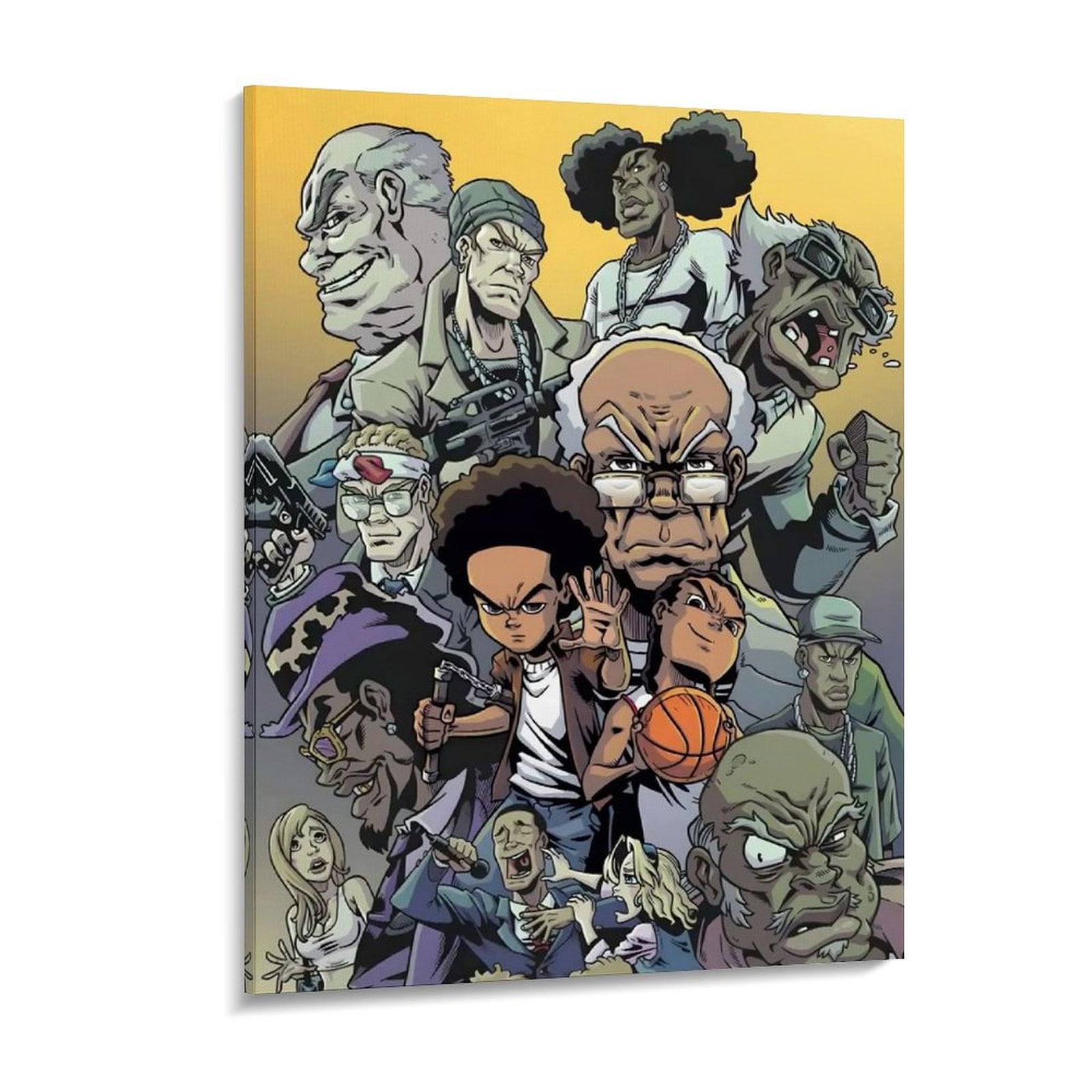 The Boondocks Wall Art, Canvas Hanging Painting, Artwork for Living ...