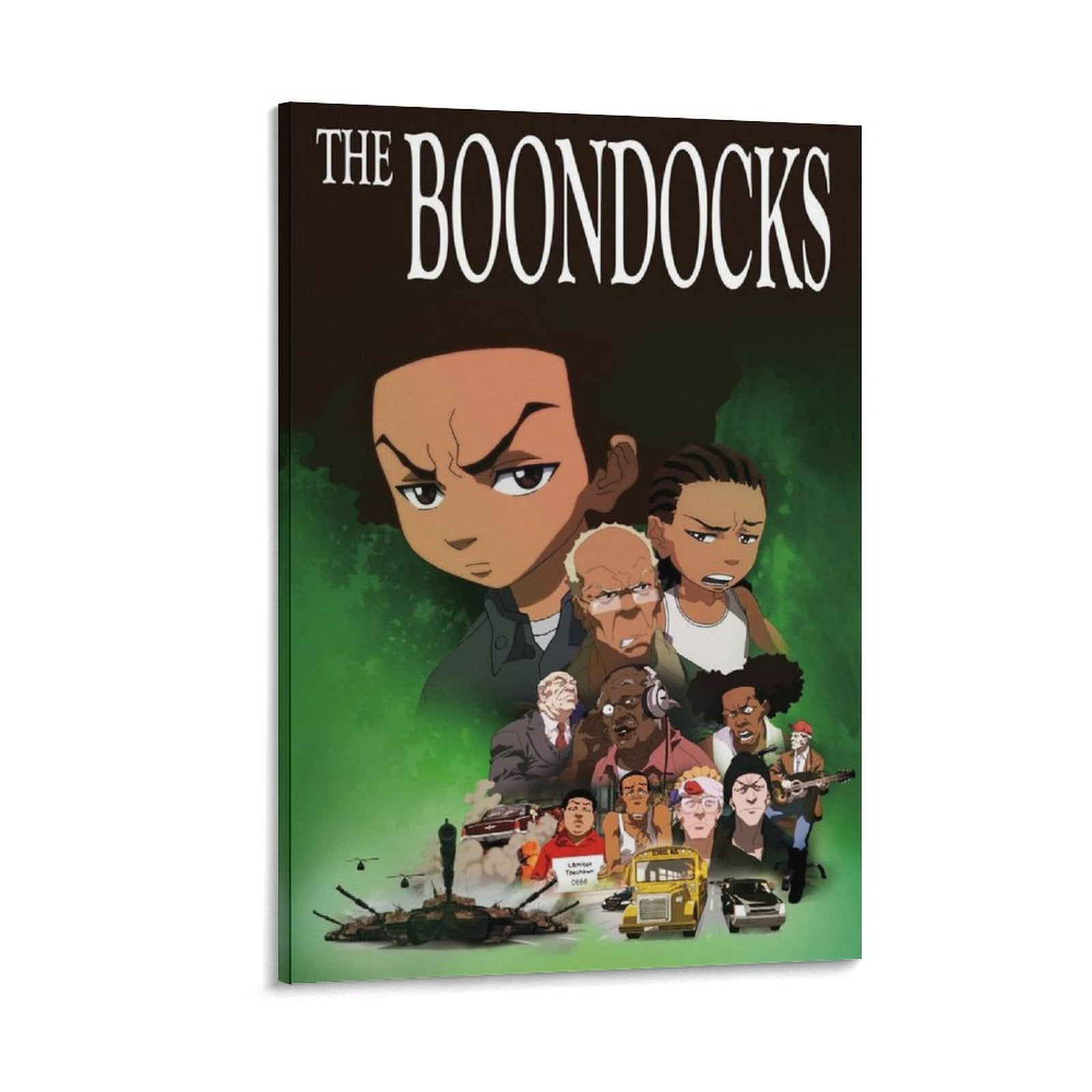 The Boondocks Wall Hanging Painting Wall Art Canvas Paintings Posters ...