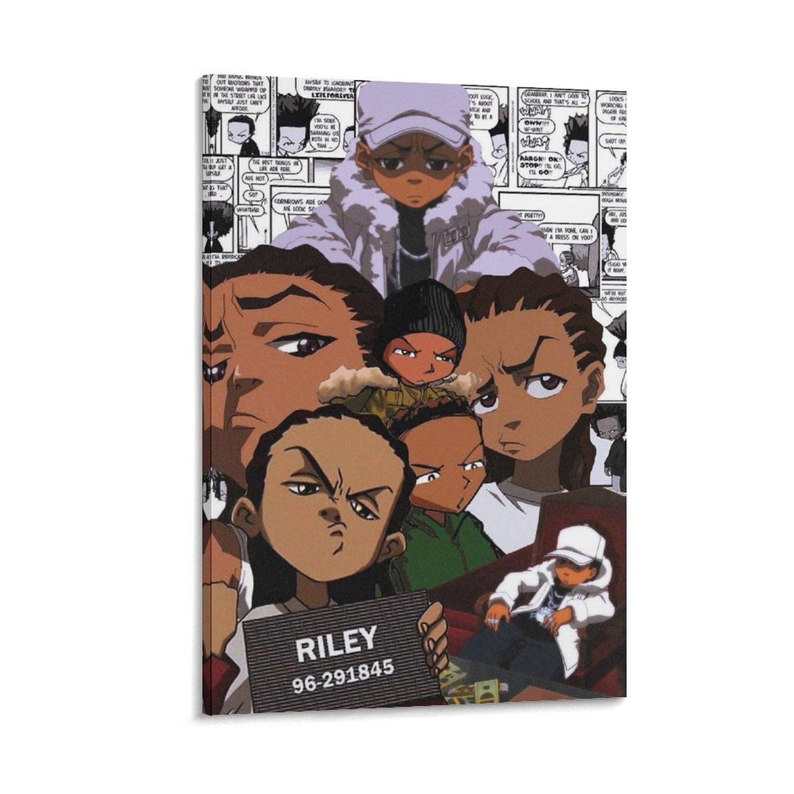 The Boondocks Wall Hanging Painting Wall Art Canvas Paintings Posters ...