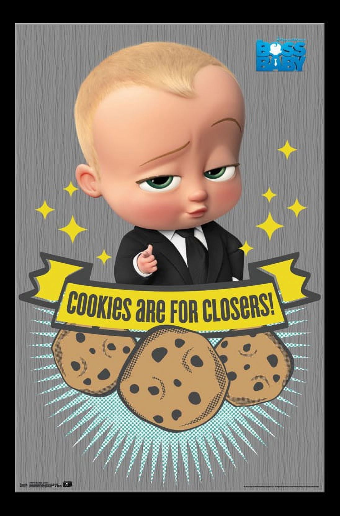 The Boss Baby - Laminated & Framed Cookies Poster Print, Ready for ...