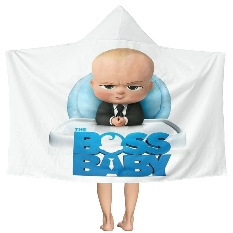 The Boss Baby Pattern Beach Poncho - Microfiber - Towel - Kids ...