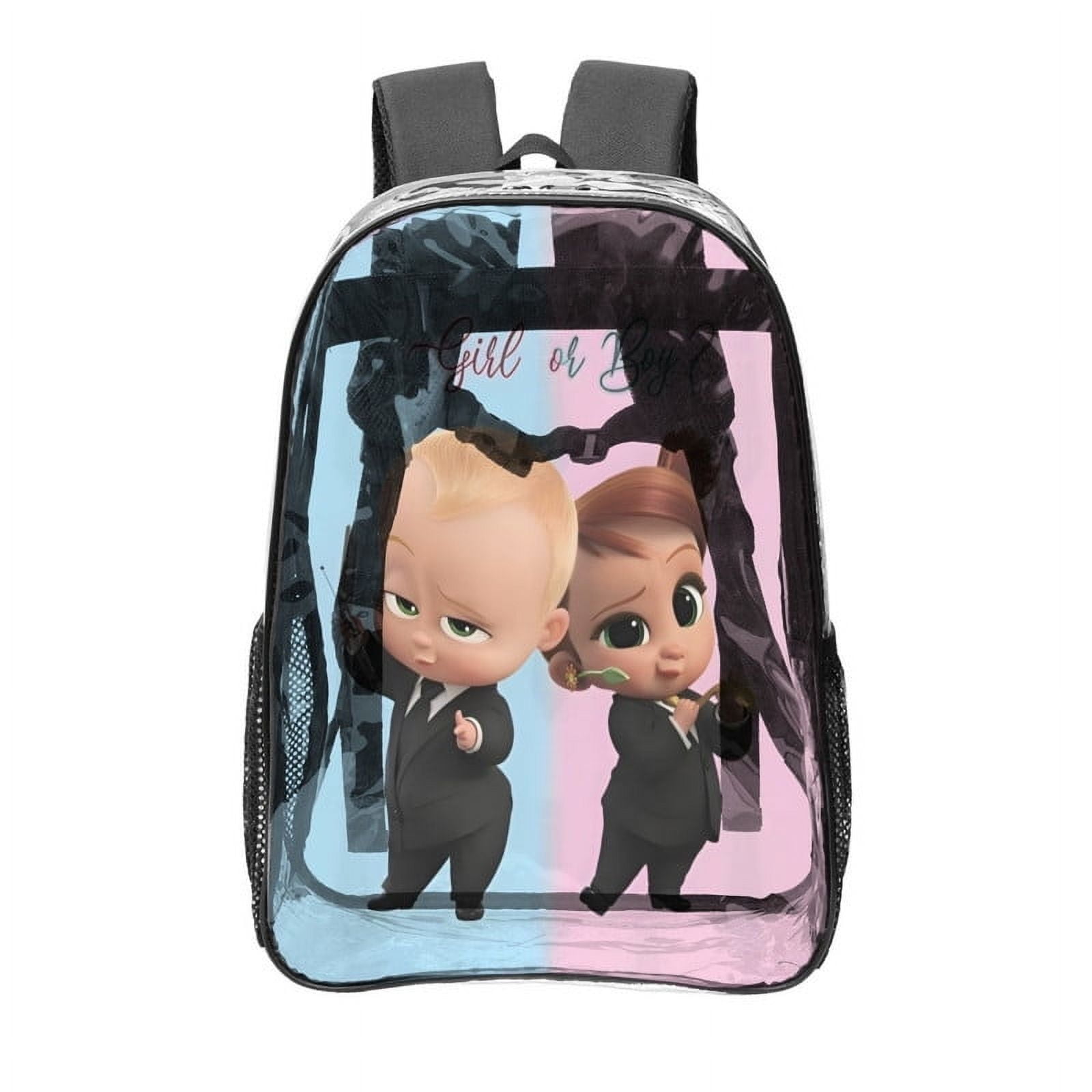 The Boss Baby Pattern Transparent Backpack Lightweight And fashionable ...