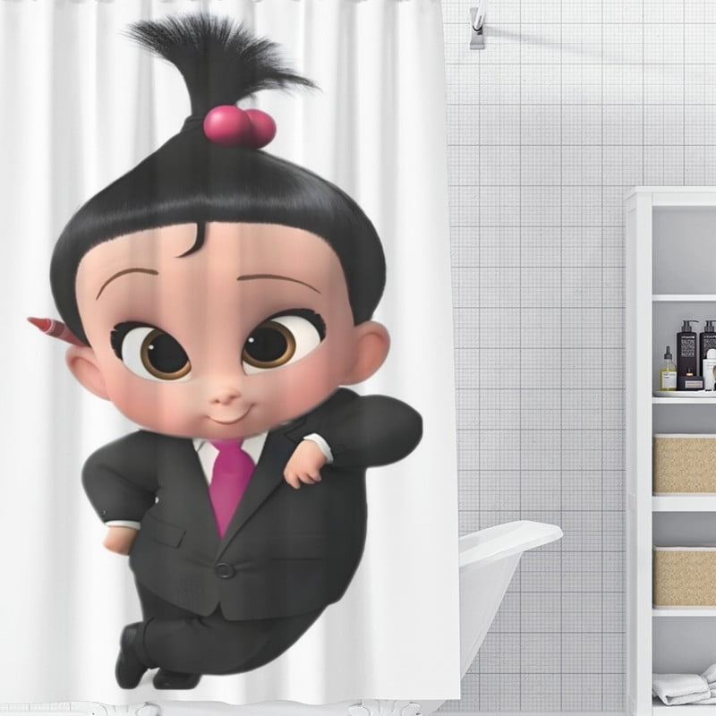 The Boss Baby Shower Curtain 35*70.8 Inches Waterproof And Durable ...