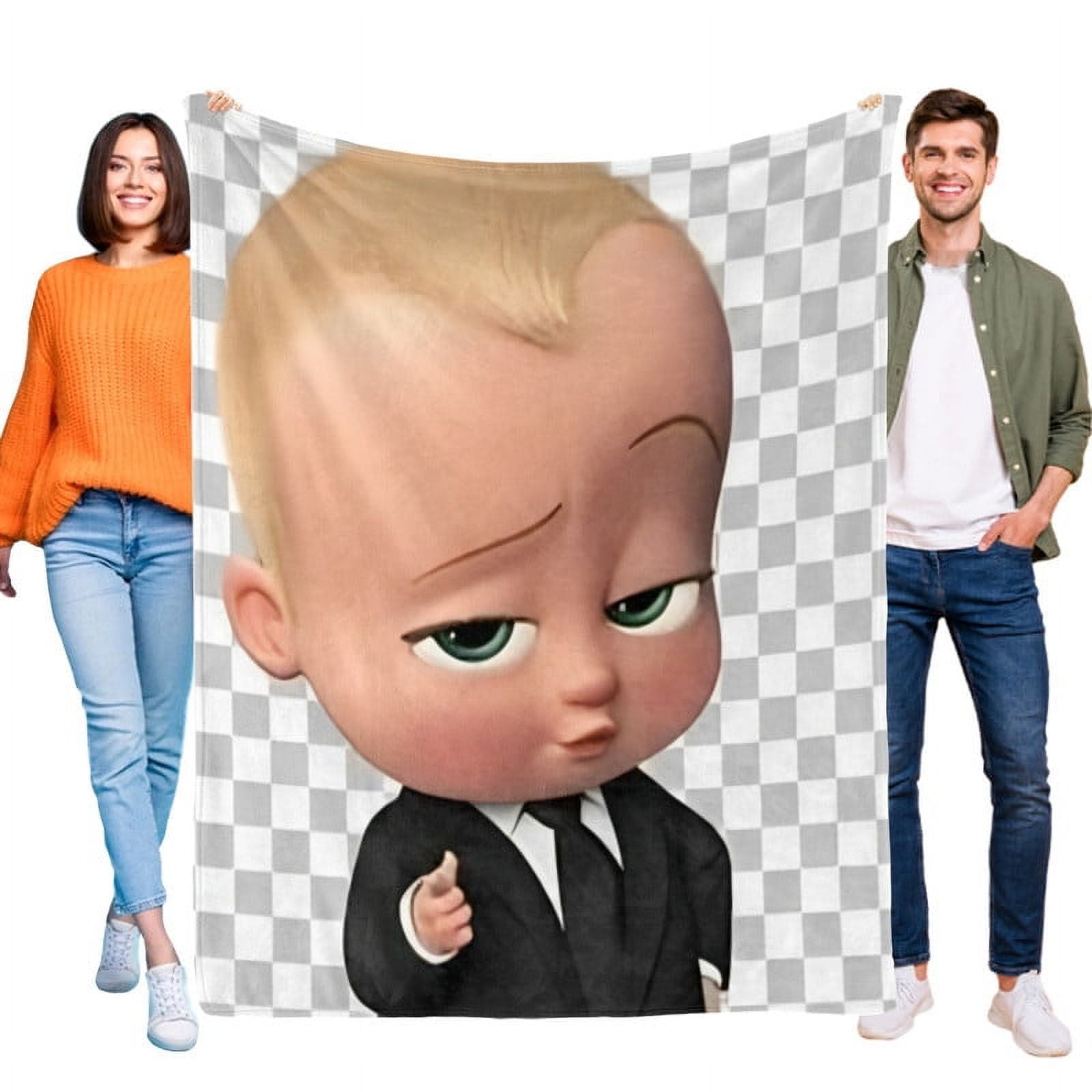 Boss Baby White Boy Throw Blanket Gifts for Fans Lover Girls Boys Women ...