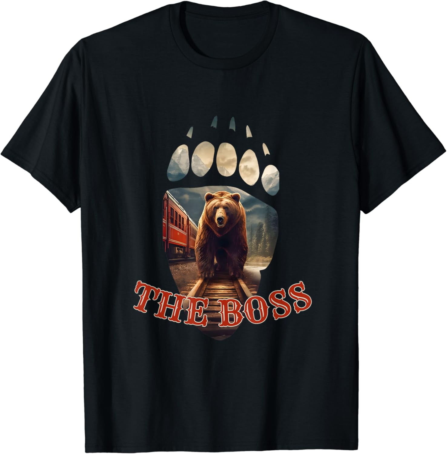 The Boss Grizzly Bear Of Banff T-Shirt - Walmart.com