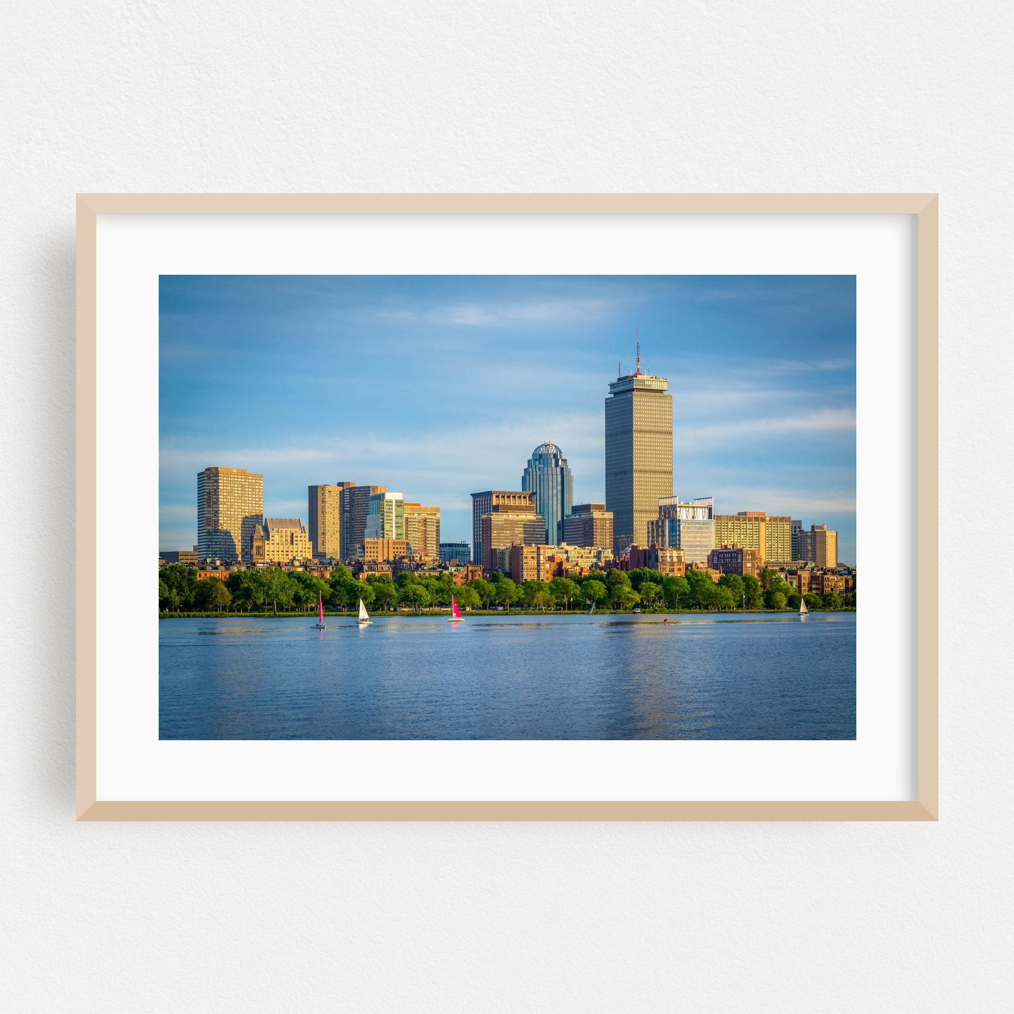 The Boston Skyline - Boston Massachusetts Photography City Skyline ...