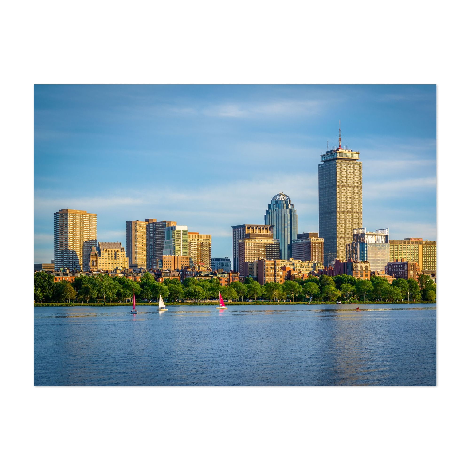 The Boston Skyline - Boston Massachusetts Photography City Skyline ...