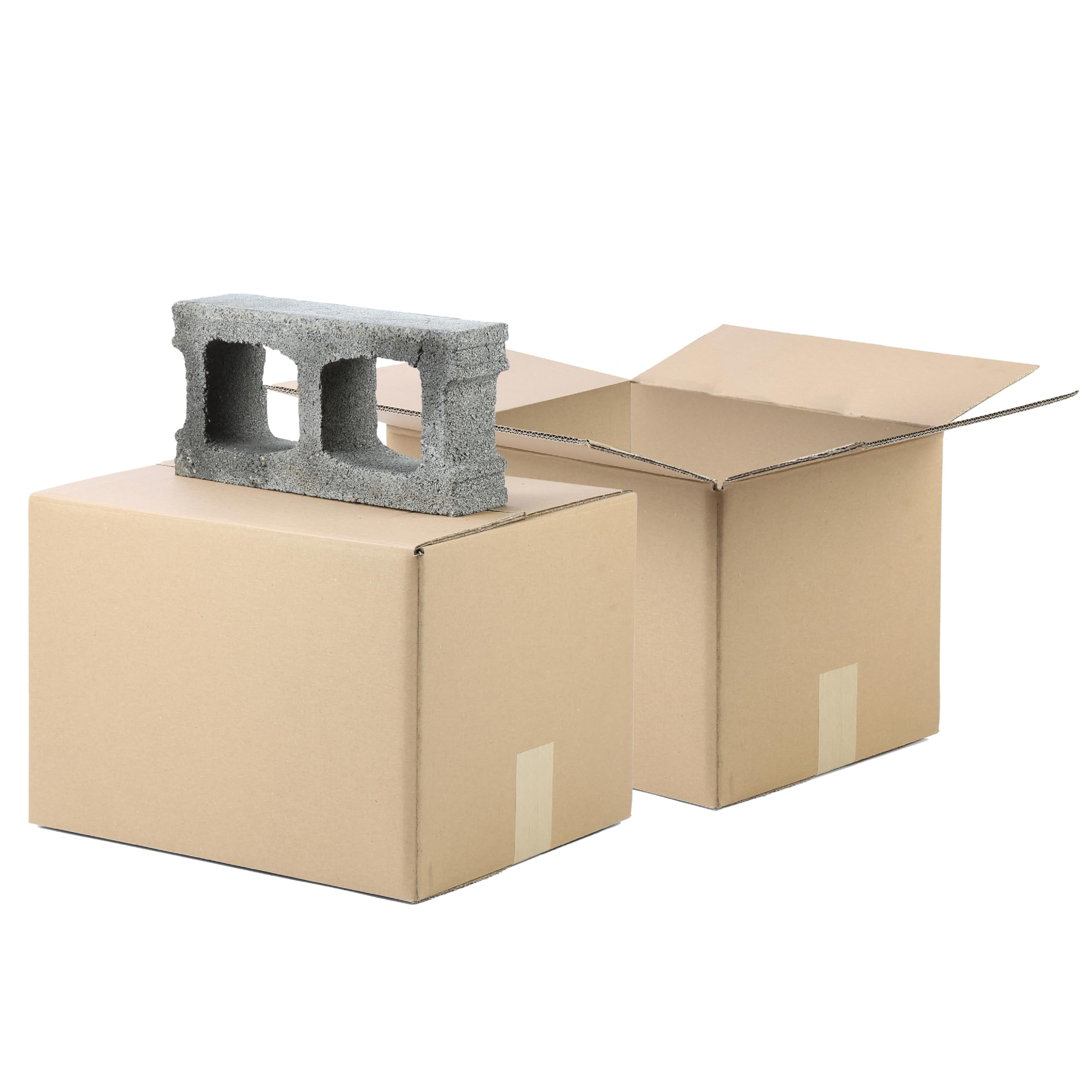 The Boxery Heavy-Duty Double Wall (ECT48) - 12"x12"x12" (15-Pack ...
