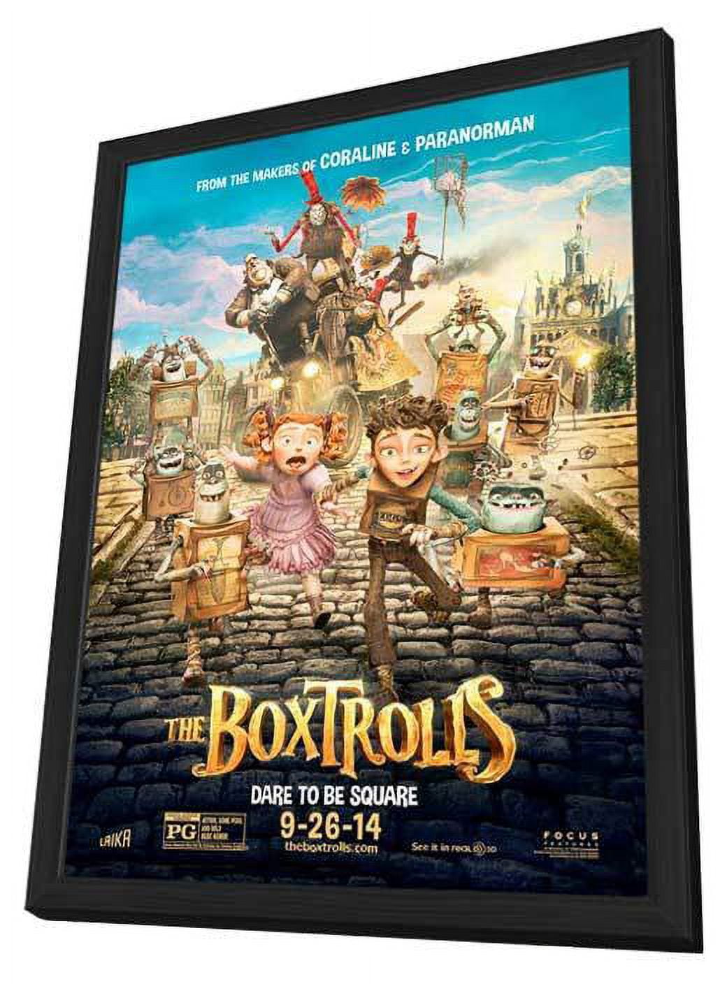 The Boxtrolls (2014) 11x17 Framed Movie Poster - Walmart.com
