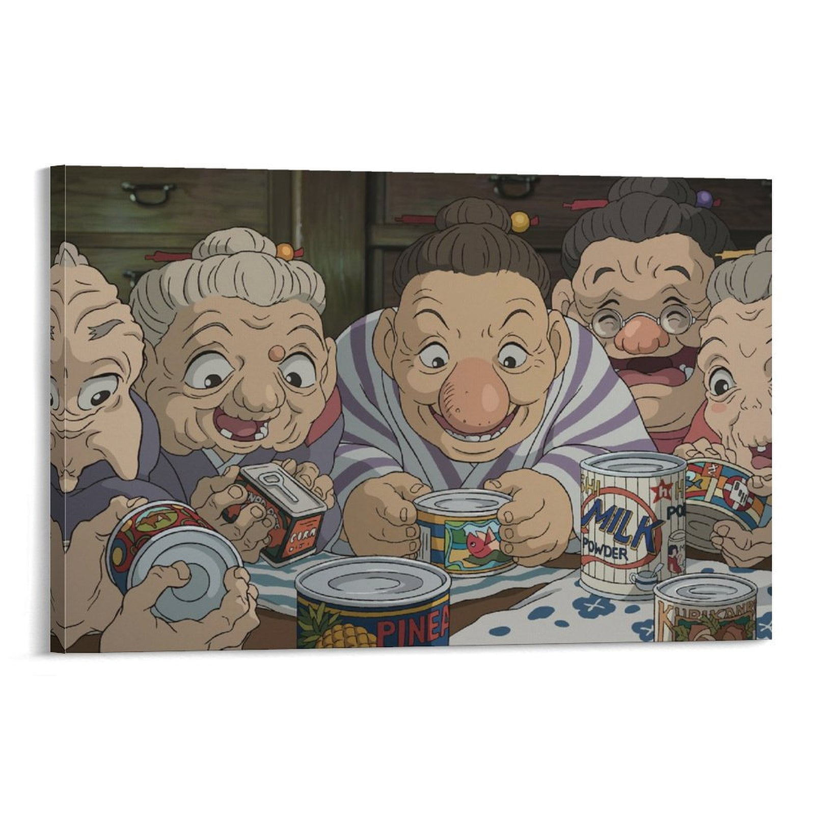 The Boy And The Heron Anime Print Famous Painting On Canvas Wall Art ...