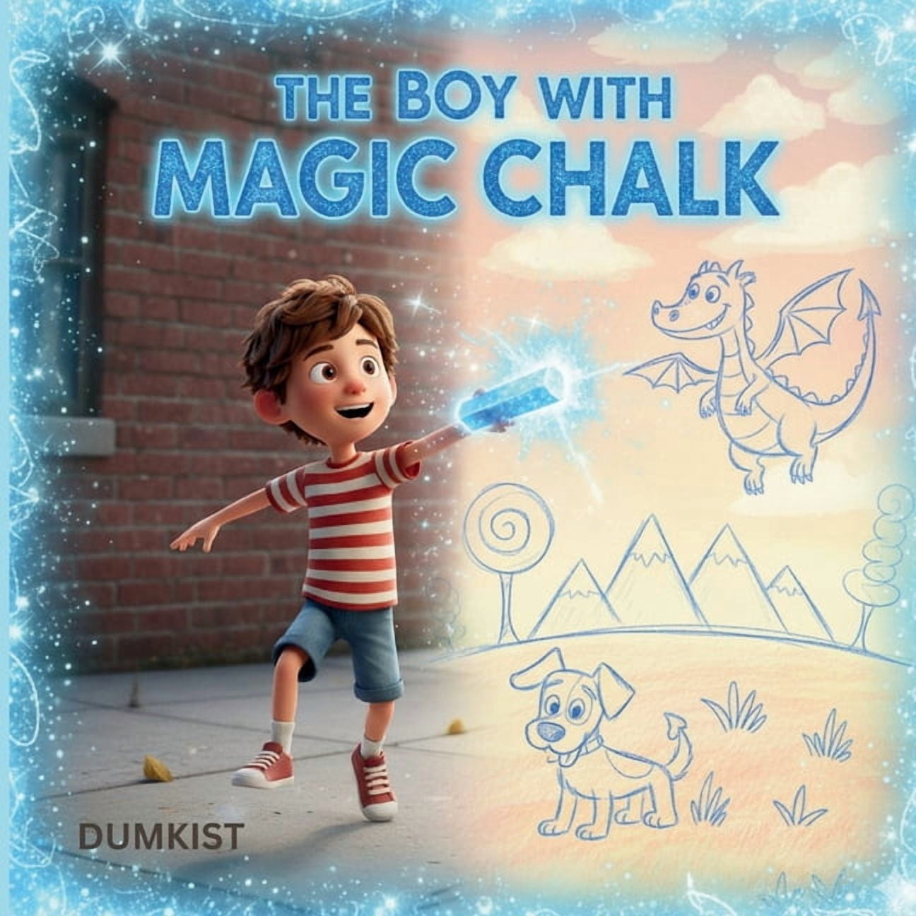 Childrens Story Books The Boy With The Magic Chalk: A Gray City ...