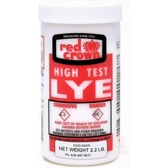 The Boyer Corporation Lye for Soap Making, Sodium Hydroxide Pure High ...