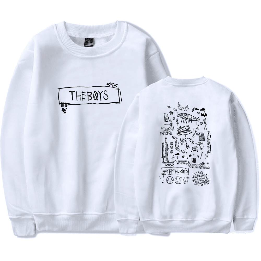The Boys Merch Sweatshirt Sick Scrawl Hoodie Fashion Unisex Men Women ...