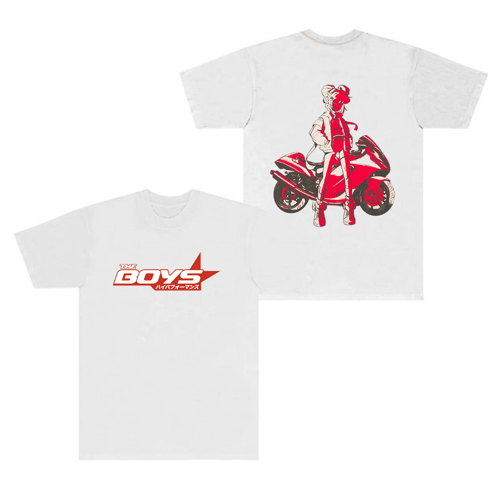 The Boys Merch T-Shirt Nitrous Casual Logo Tees Anime Harajuku Short ...