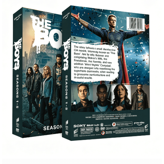The Boys: The Complete Season 1-5(DVD, 15-Disc Box Set) Region 1 ...