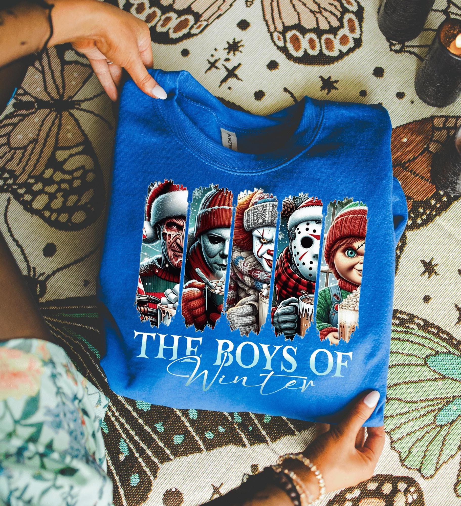 The Boys of Winter Horror Movie Characters Sweat, Winter Horror Crew ...