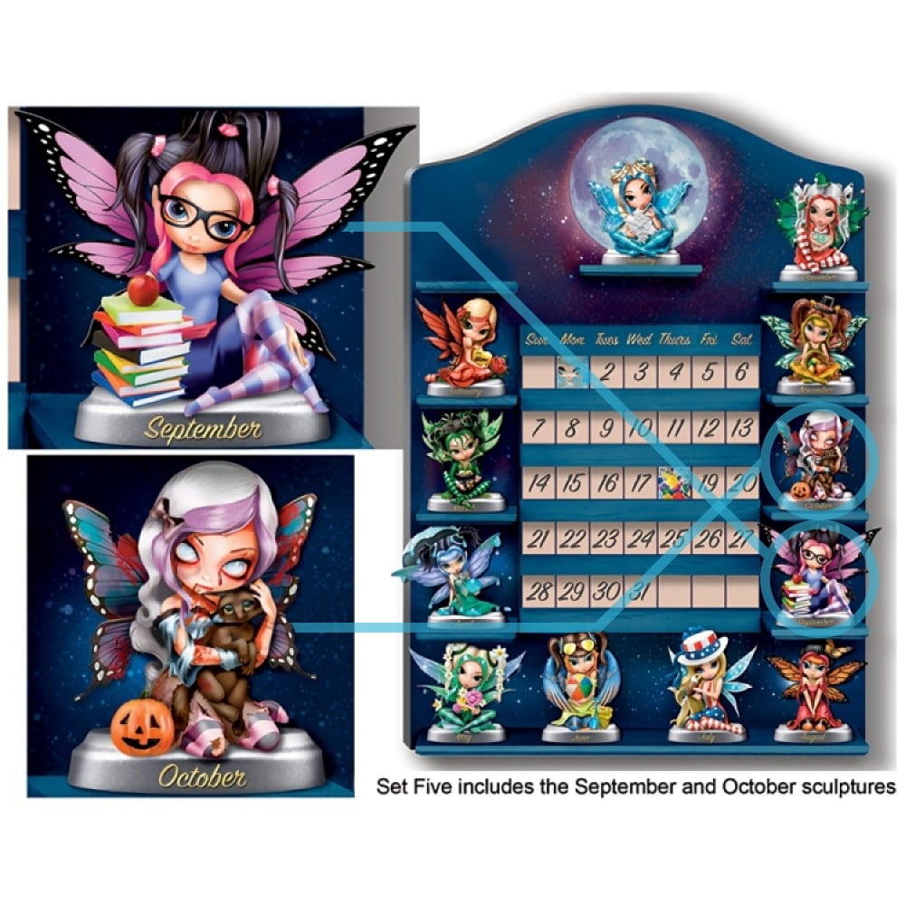 The Bradford Exchange A Year Of Enchantment Perpetual Calendar ...