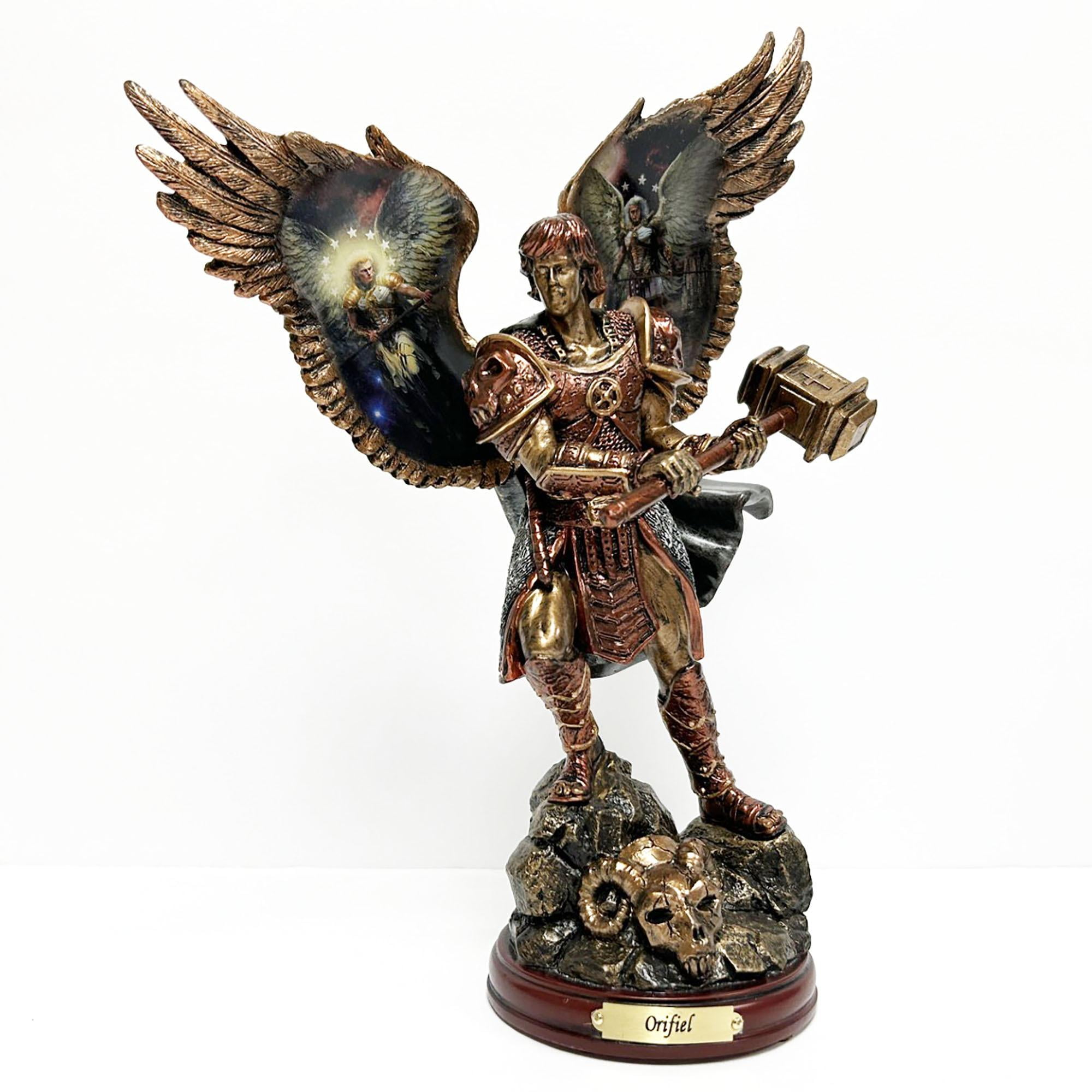 The Bradford Exchange Archangels of Light Bronze Sculpture Collection ...
