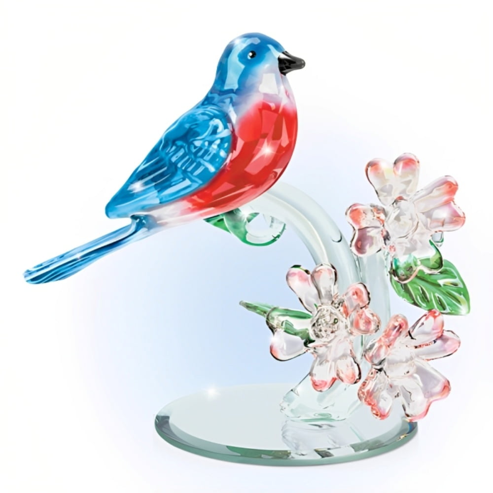 The Bradford Exchange Blue Beauty Bird Nature’s Sparkling Songbirds ...