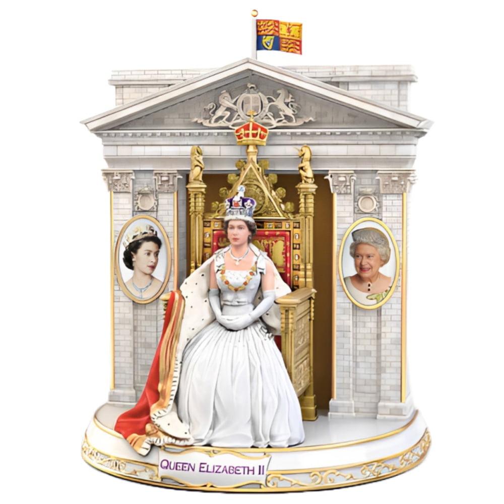 The Bradford Exchange Buckingham Palace Her Majesty Queen Elizabeth II ...