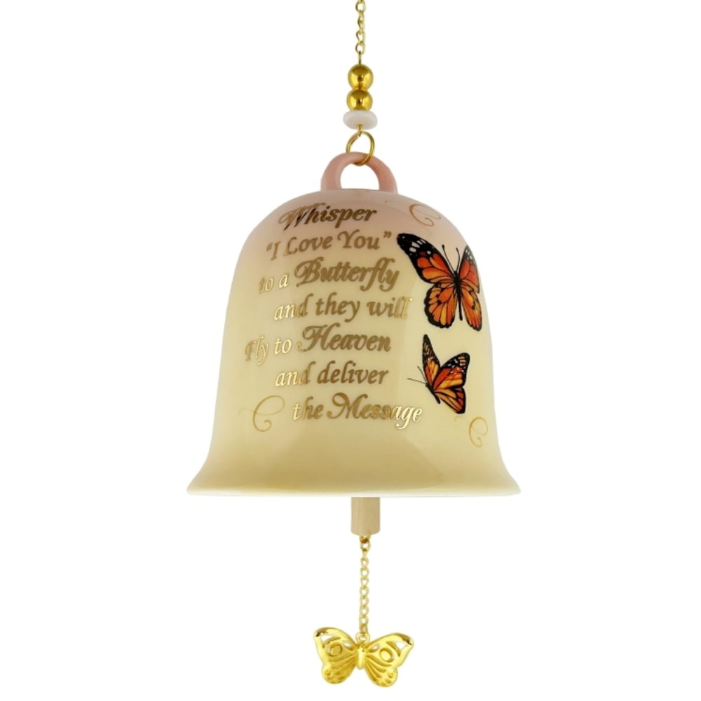 The Bradford Exchange Butterflies Bereavement Bell Wind Chime Issue #2 ...