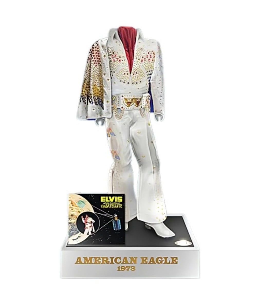 The Bradford Exchange Elvis Presley Illuminated Jumpsuit Sculpture ...