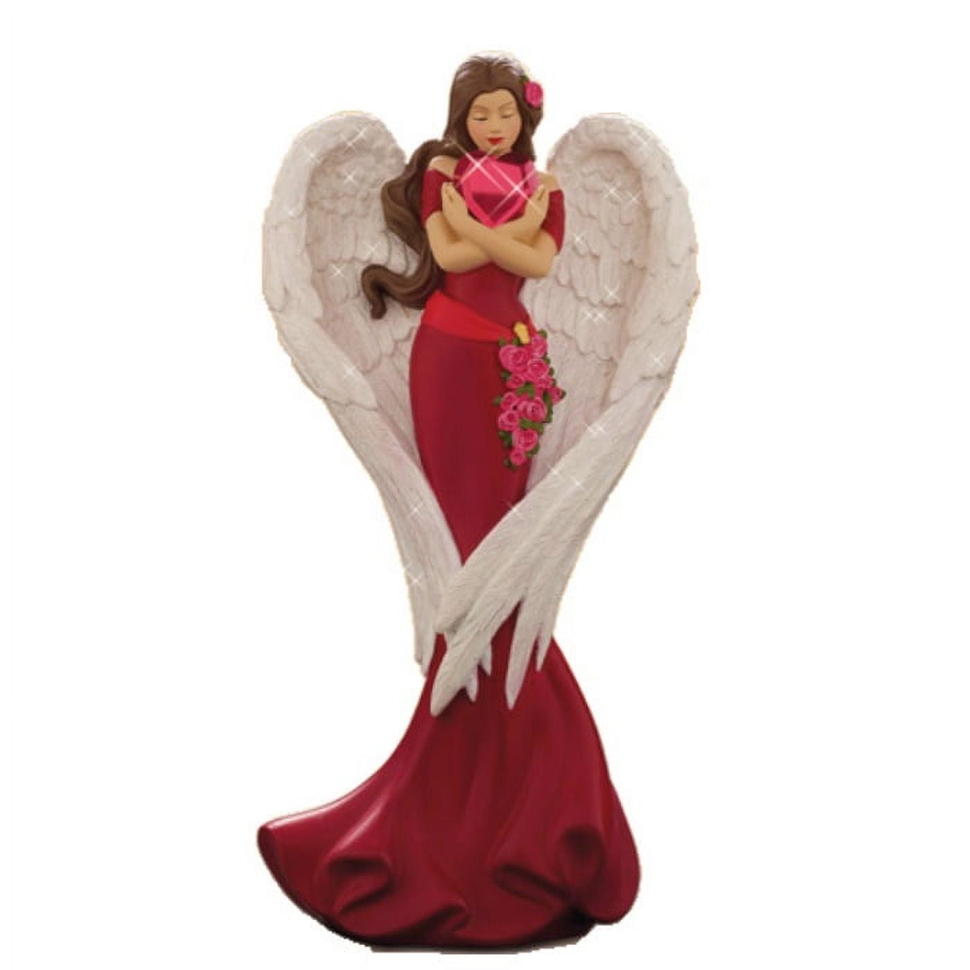 The Bradford Exchange Heart of Grace Heartfelt Promises Angel Figurine ...