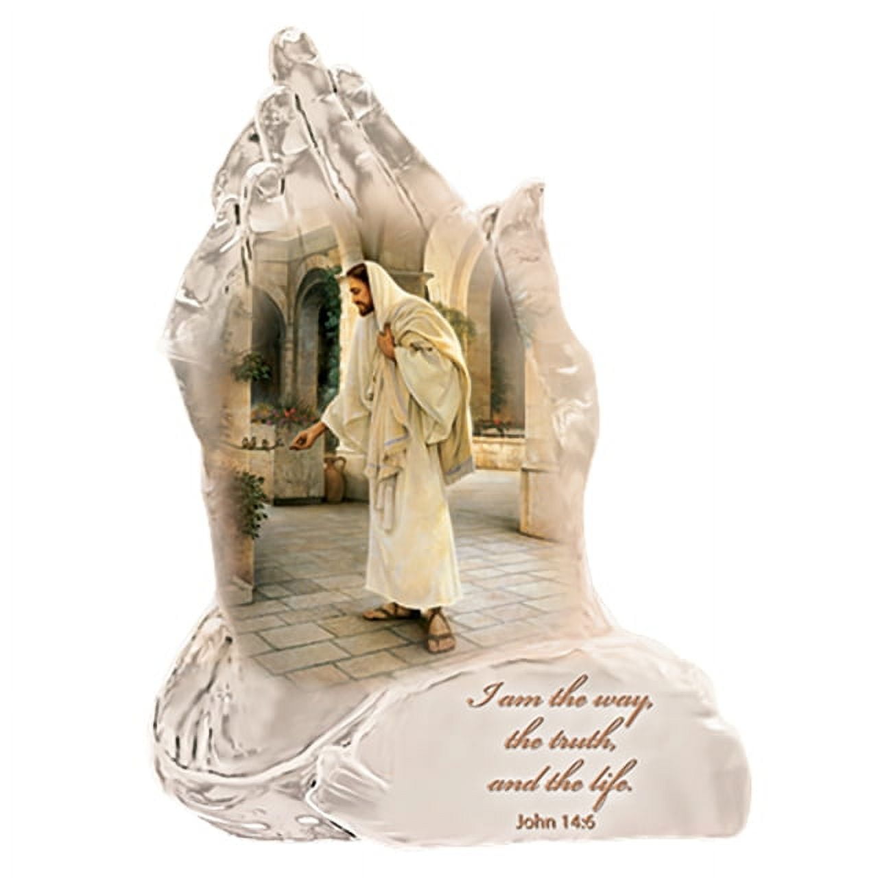 The Bradford Exchange I Am The Way Issue #9 Praying Hands Religious Art ...