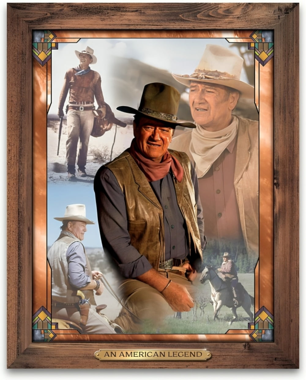 The Bradford Exchange The Legend Of John Wayne Wall Decor Self ...