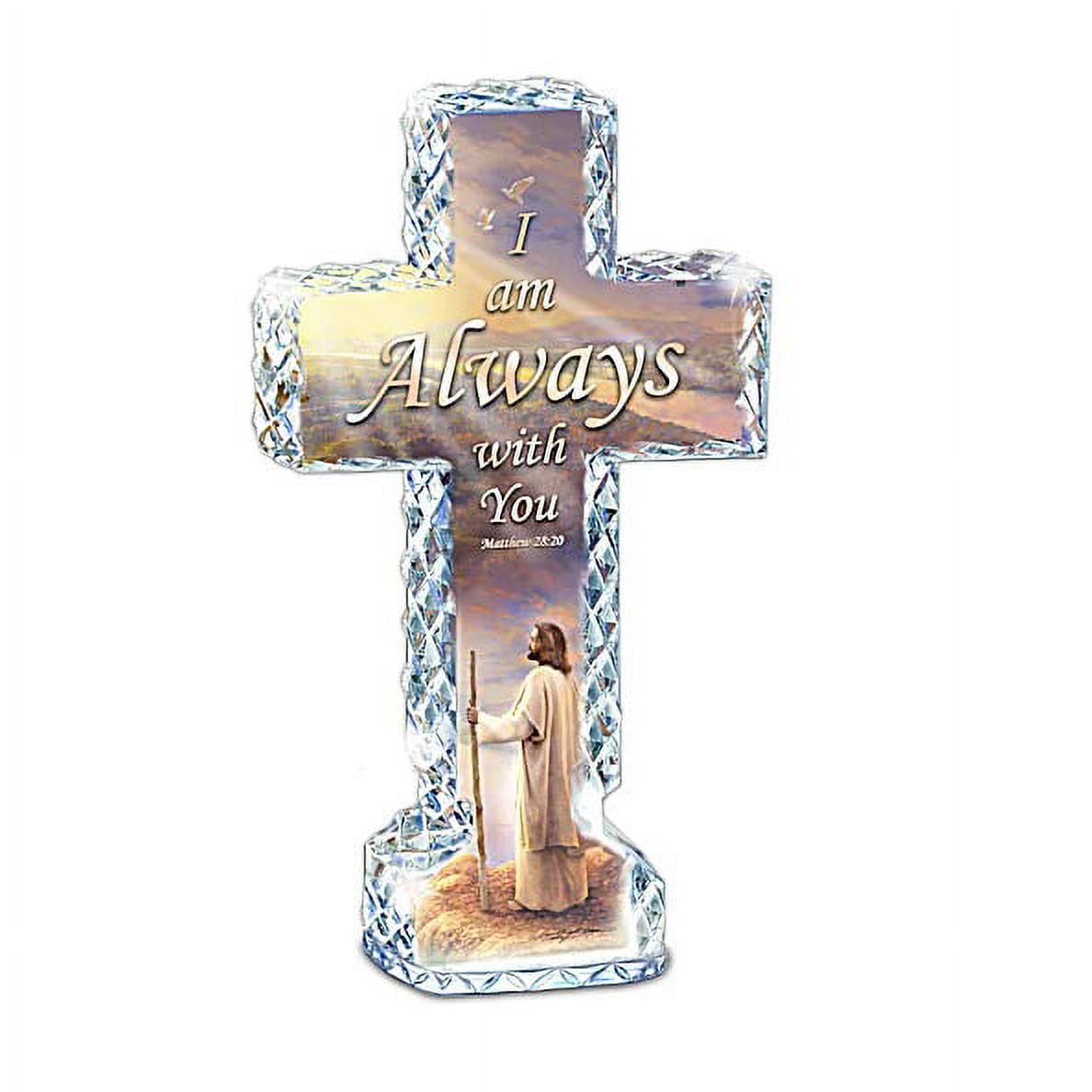 The Bradford Exchange "Messages Of Faith" Crystalline Cross Collection ...