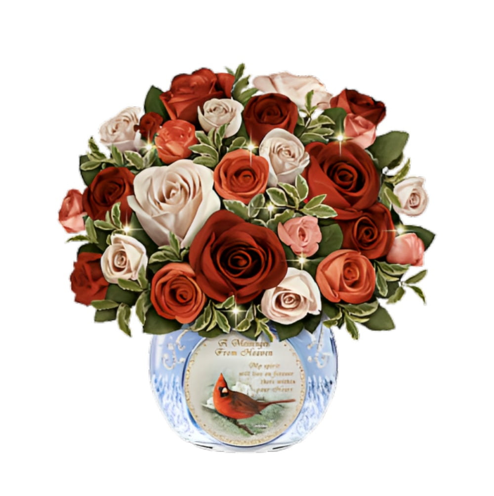 The Bradford Exchange Messenger from Heaven Table Centerpiece Crystal ...