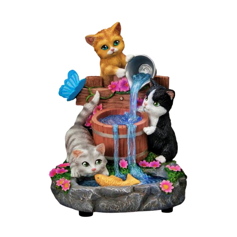 The Bradford Exchange Playful Paws Collection Whiskers and Waterfalls ...