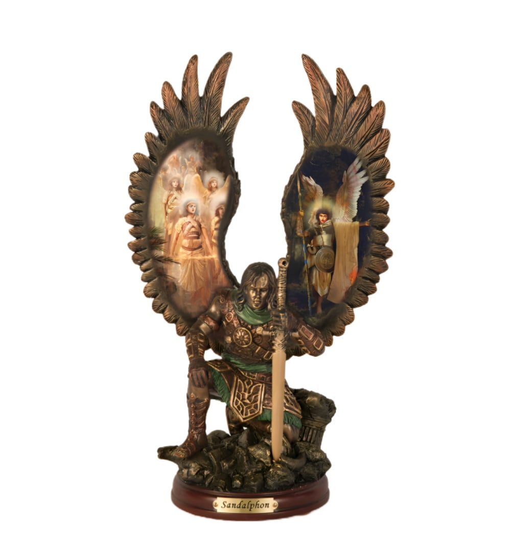The Bradford Exchange "Sandalphon Protector of In" Archangels of Light ...