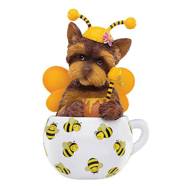 The Bradford Exchange Sweet as Honey Cups of Affection Yorkie Dog ...
