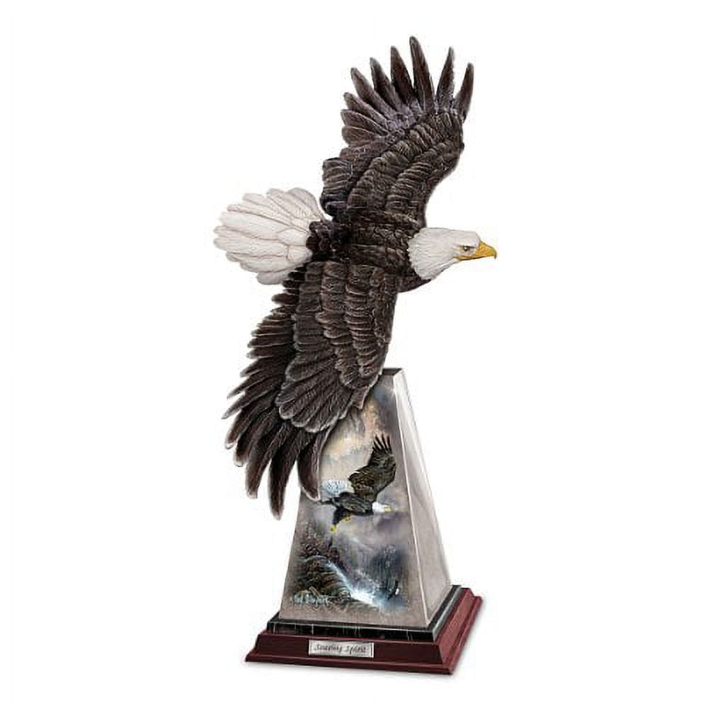 The Bradford Exchange Ted Blaylock Eagle Sculpture: Soaring Spirit ...