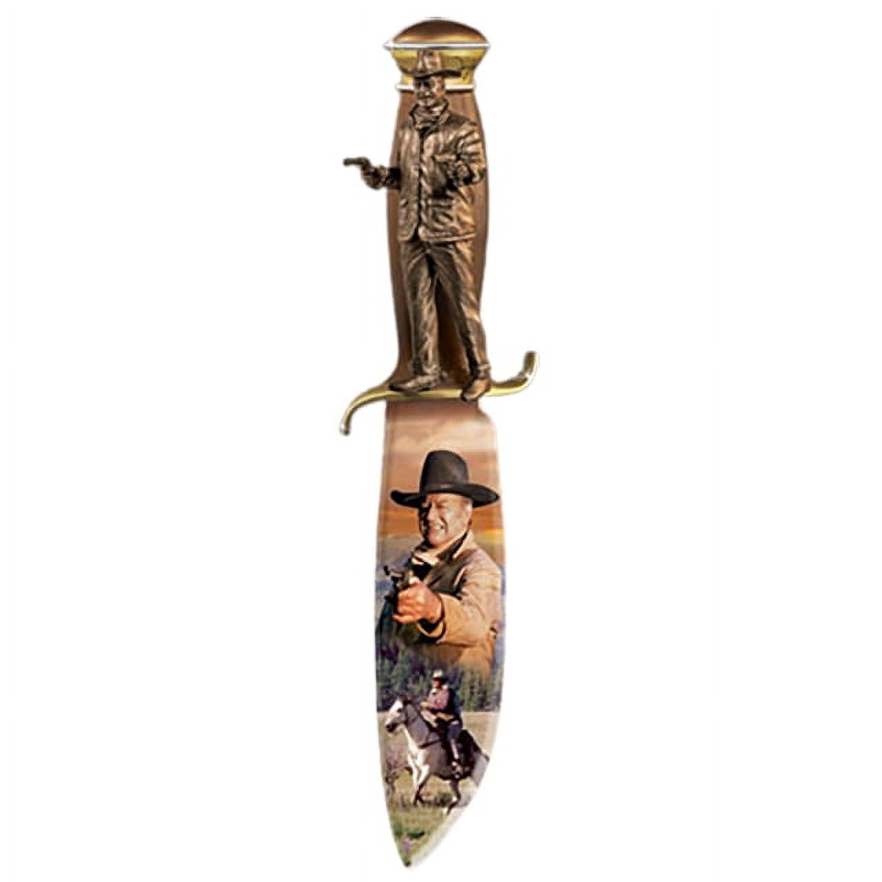 Bradford Exchange The Gunslinger John Wayne Collectible Knife Replica ...