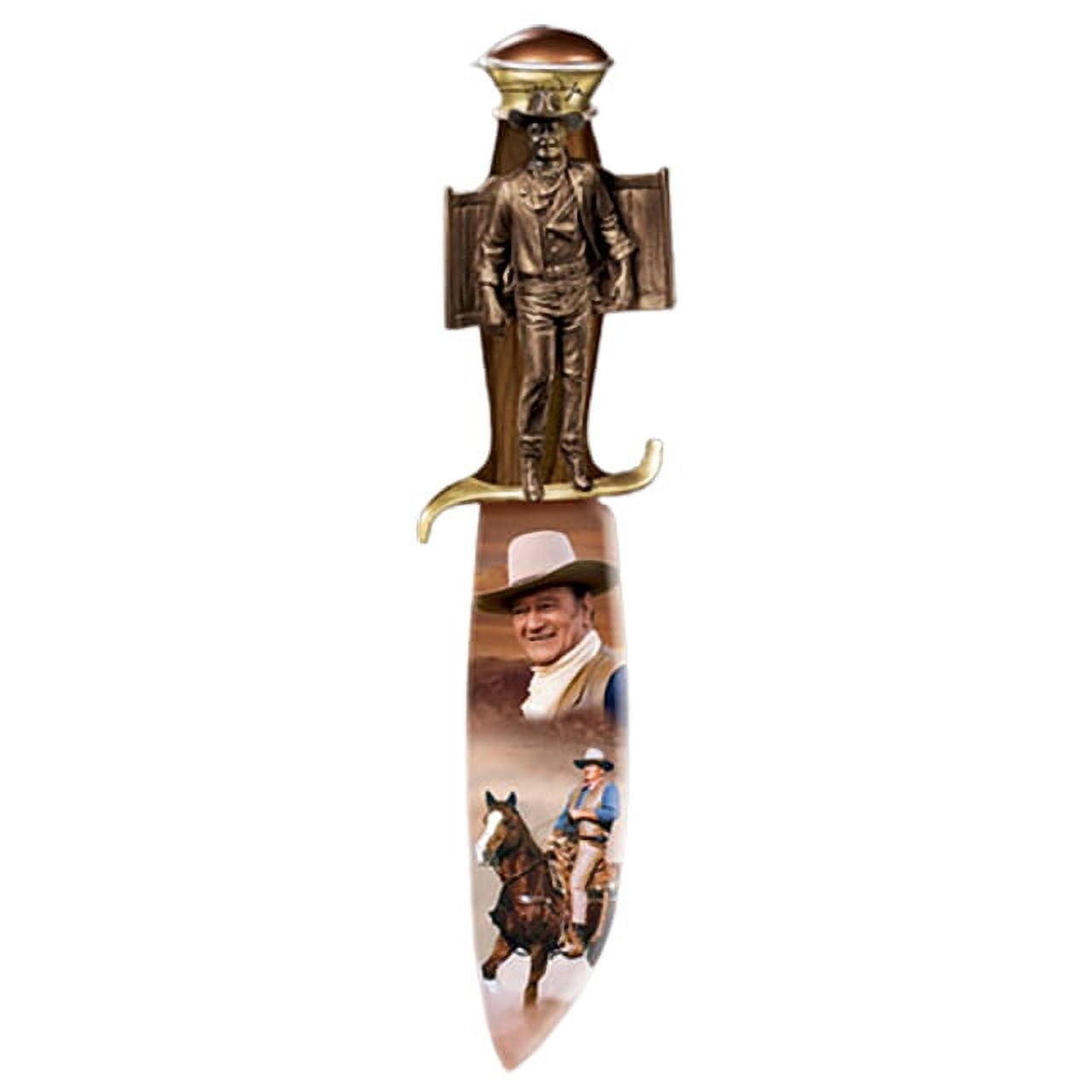 The Bradford Exchange Western Legend John Wayne Collectible Knife ...