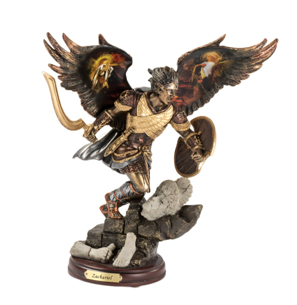The Bradford Exchange "Zachariel Justice of Faith" Archangels of Light ...