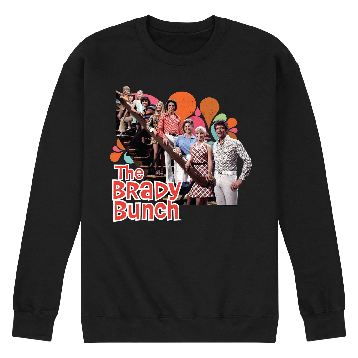 The Brady Bunch TV Show - Family Photo - Men's Crew Neck Fleece ...