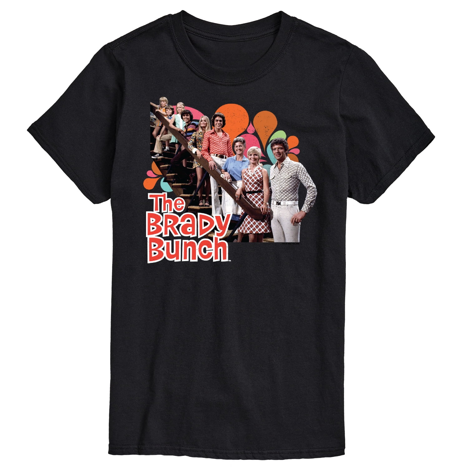 The Brady Bunch TV Show - Family Photo - Men's Short Sleeve Graphic T ...