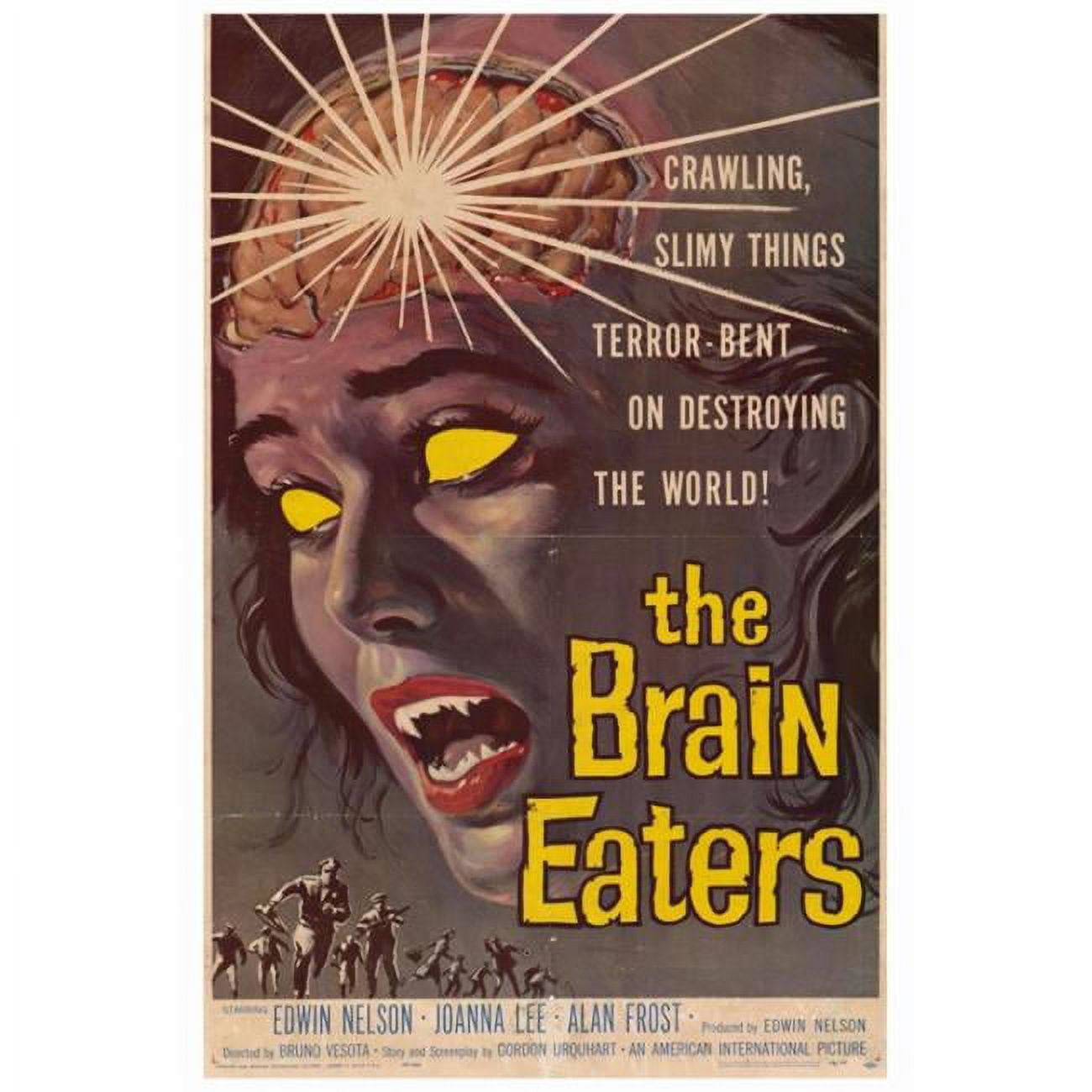 The Brain Eaters Movie Poster - 27 x 40 in. - Walmart.com