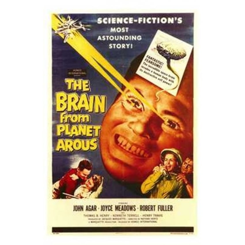 The Brain from Planet Arous Movie Poster (11 x 17) - Walmart.com