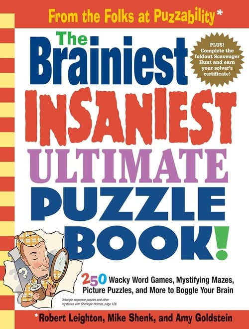 Pre-Owned The Brainiest Insaniest Ultimate Puzzle Book!: 250 Wacky Word ...