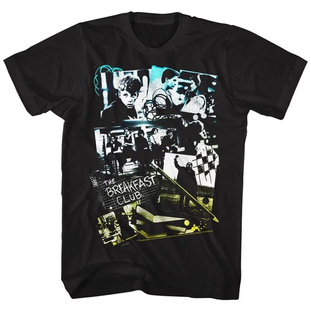 The Breakfast Club Collage Black Shirts - Walmart.com