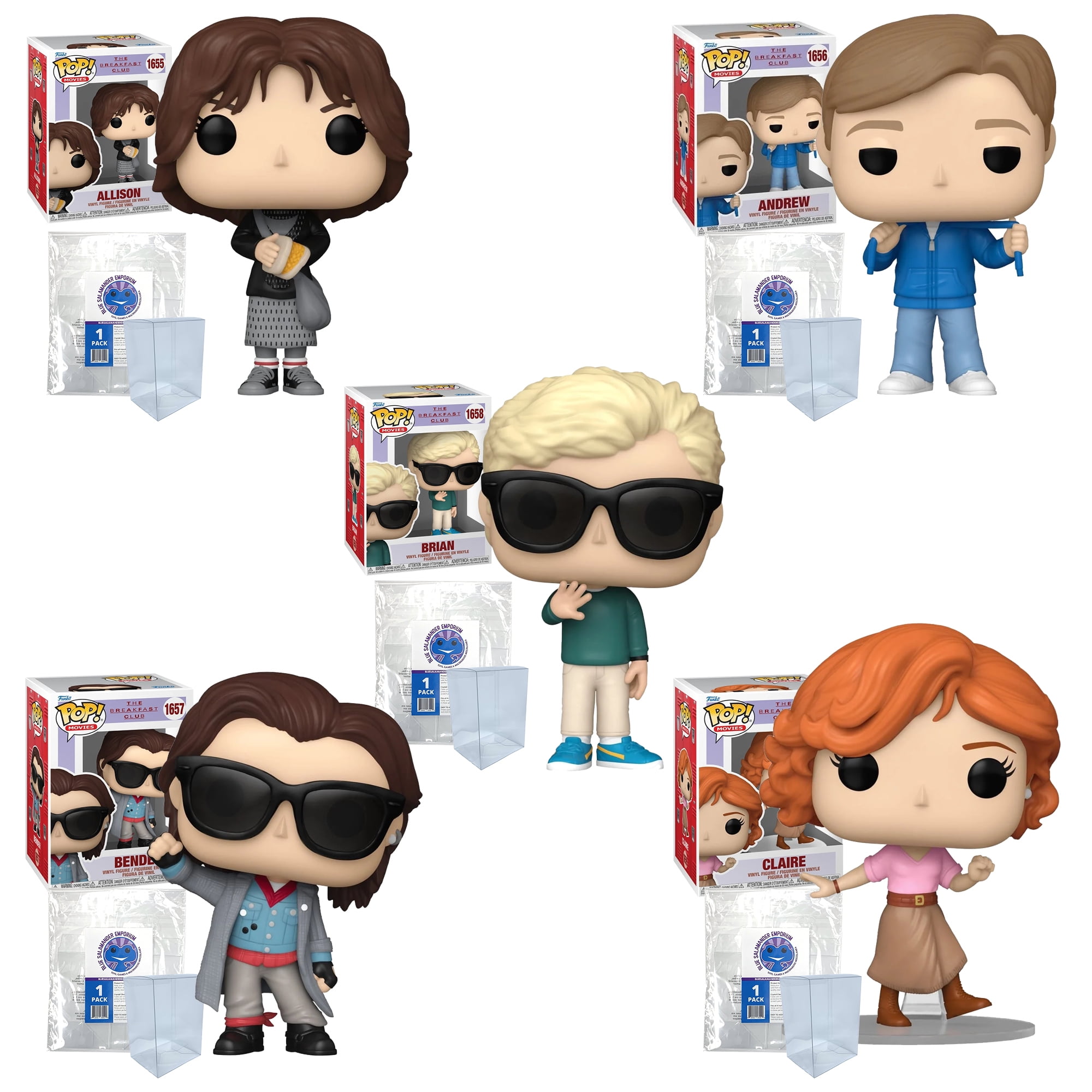 The Breakfast Club (Full Set): Allison #1655, Andrew #1656, Bender ...