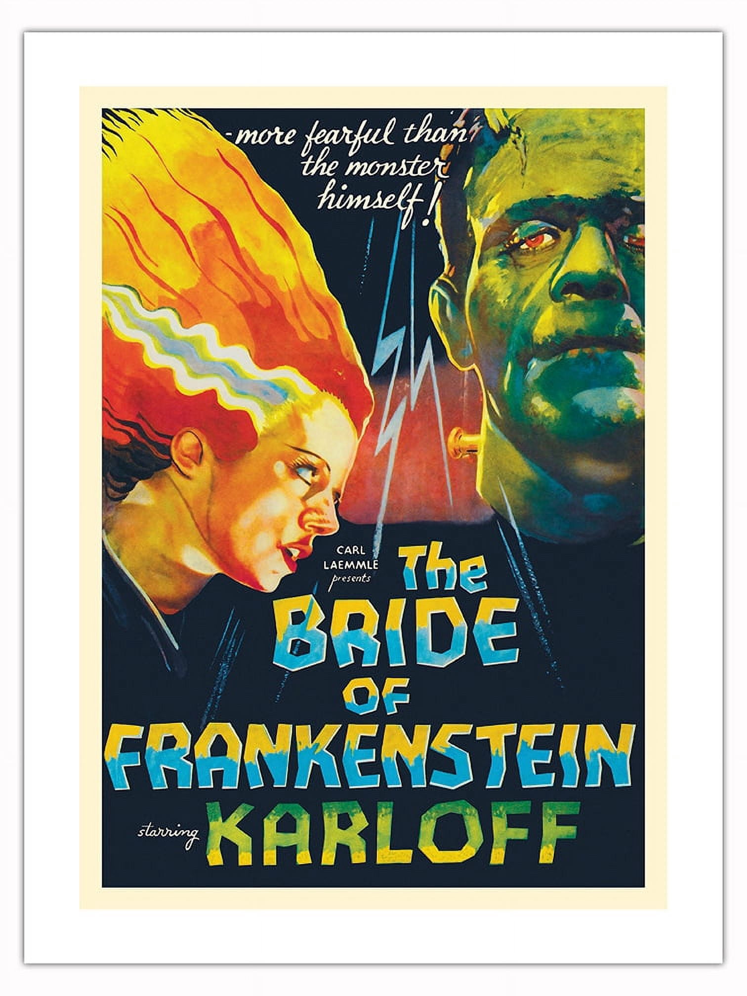 The Bride of Frankenstein - Starring Boris Karloff & Elsa Lanchester ...