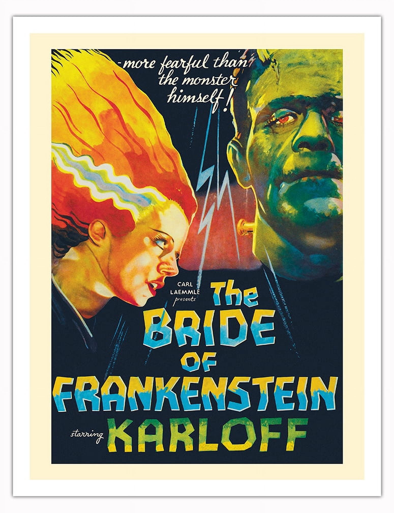 The Bride of Frankenstein - Starring Boris Karloff & Elsa Lanchester ...