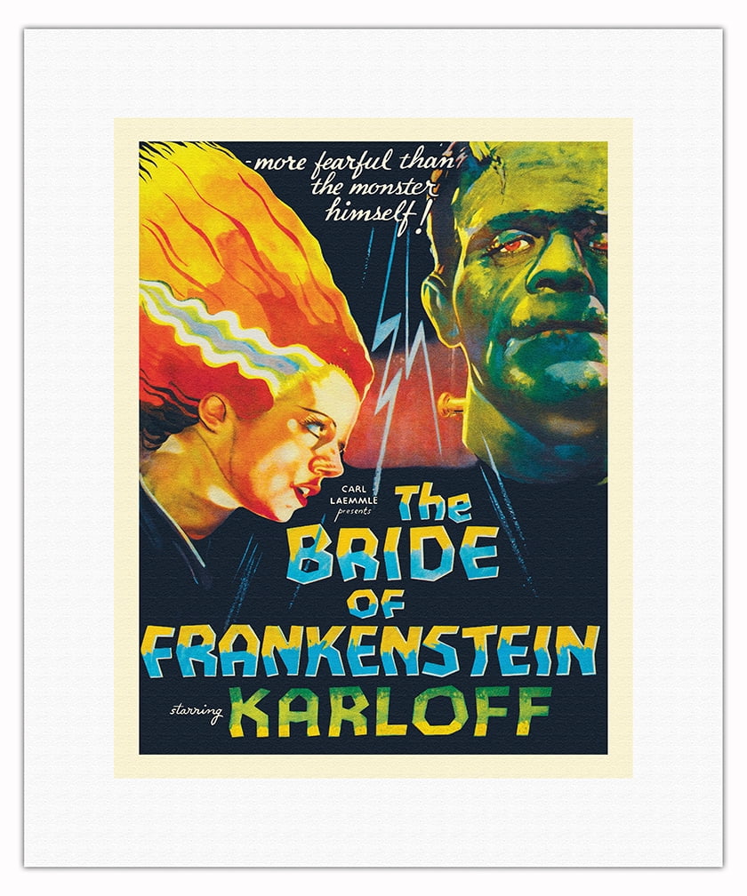 The Bride of Frankenstein - Starring Boris Karloff & Elsa Lanchester ...