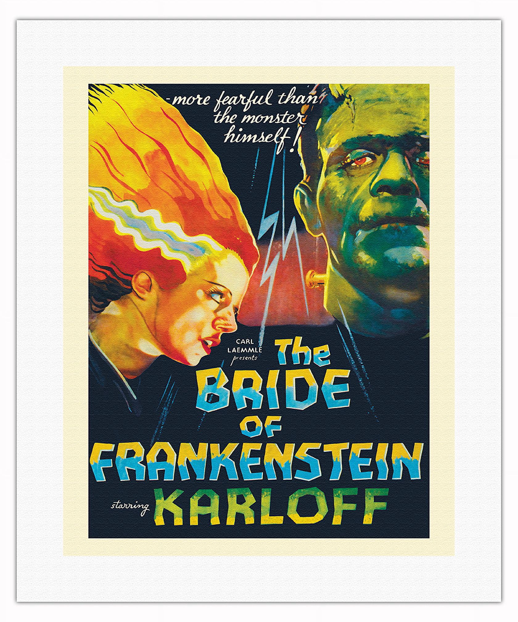 The Bride of Frankenstein - Starring Boris Karloff & Elsa Lanchester ...