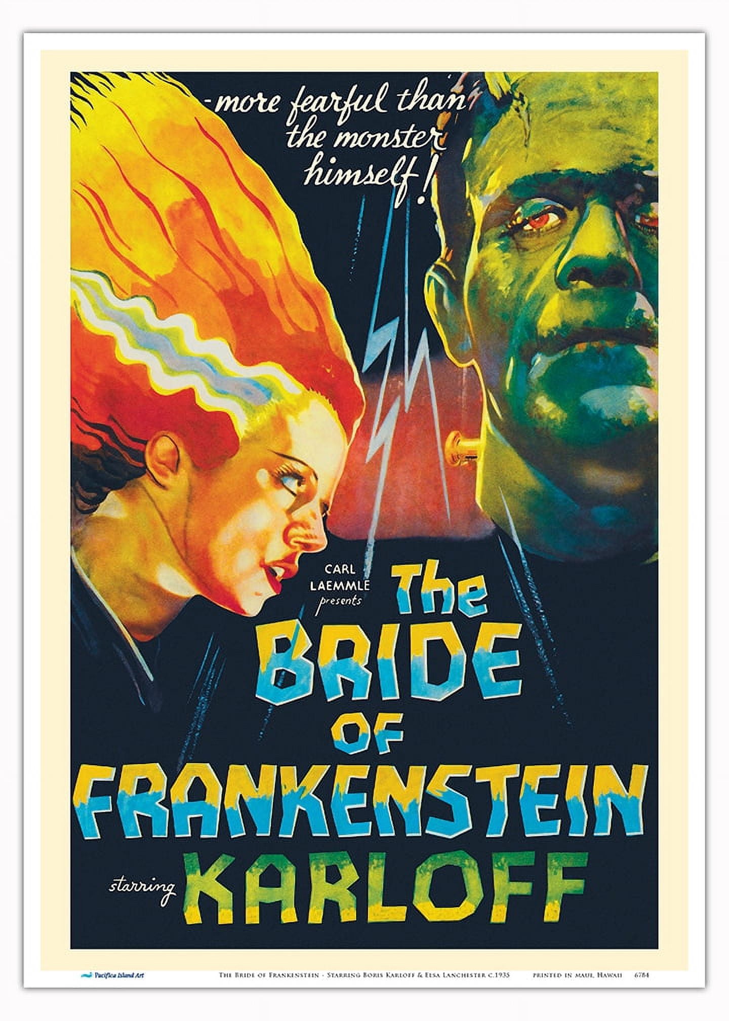 The Bride of Frankenstein - Starring Boris Karloff & Elsa Lanchester ...